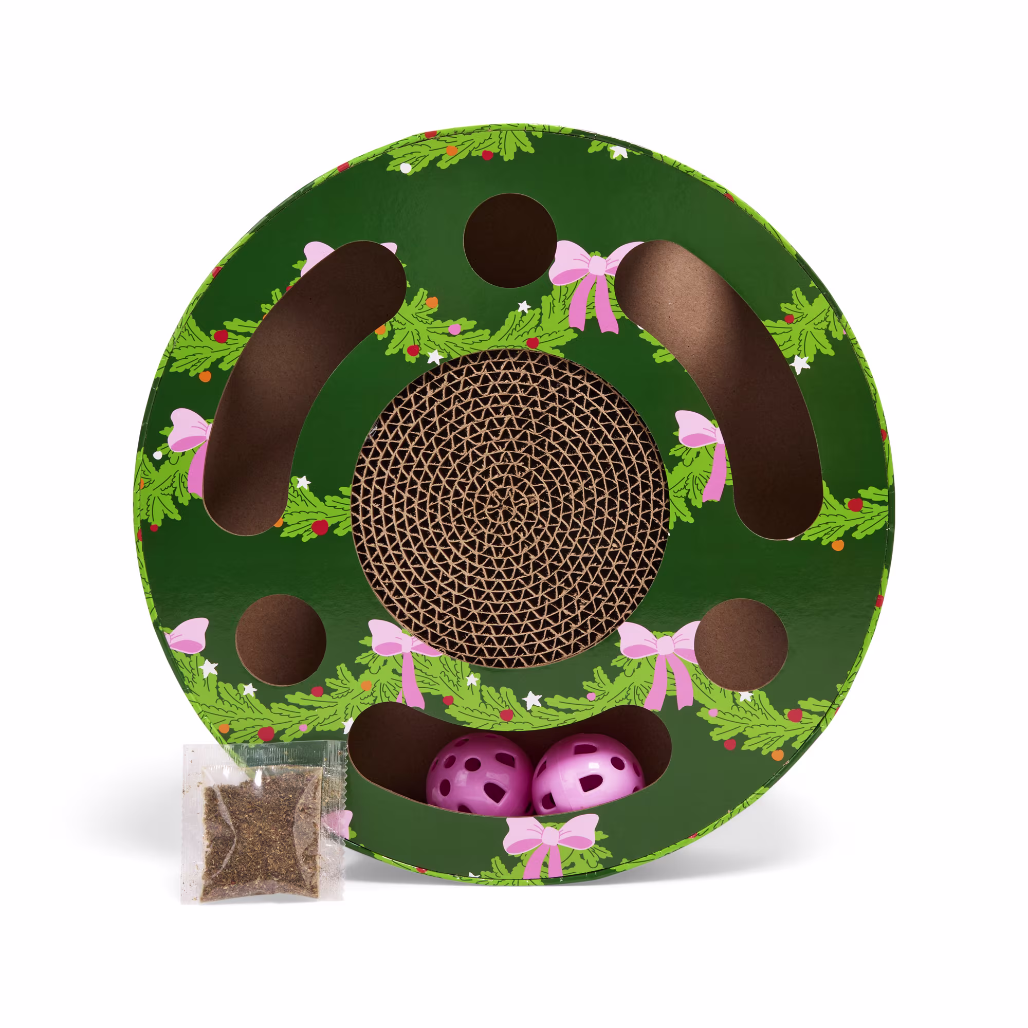 Merry Makings Cat Scratcher Rattle Ball Game, Large | Petco