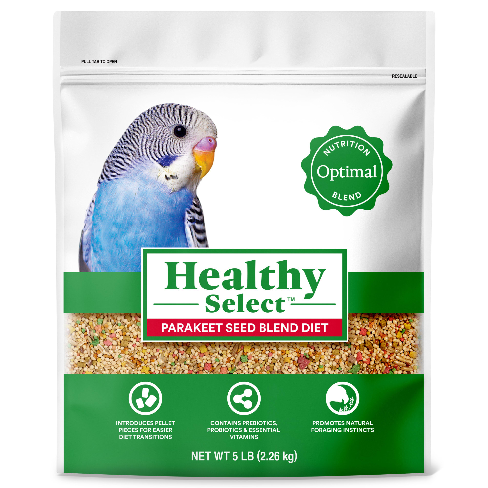 Healthy Select Parakeet Seed Blend Diet, 5 lbs. | Petco