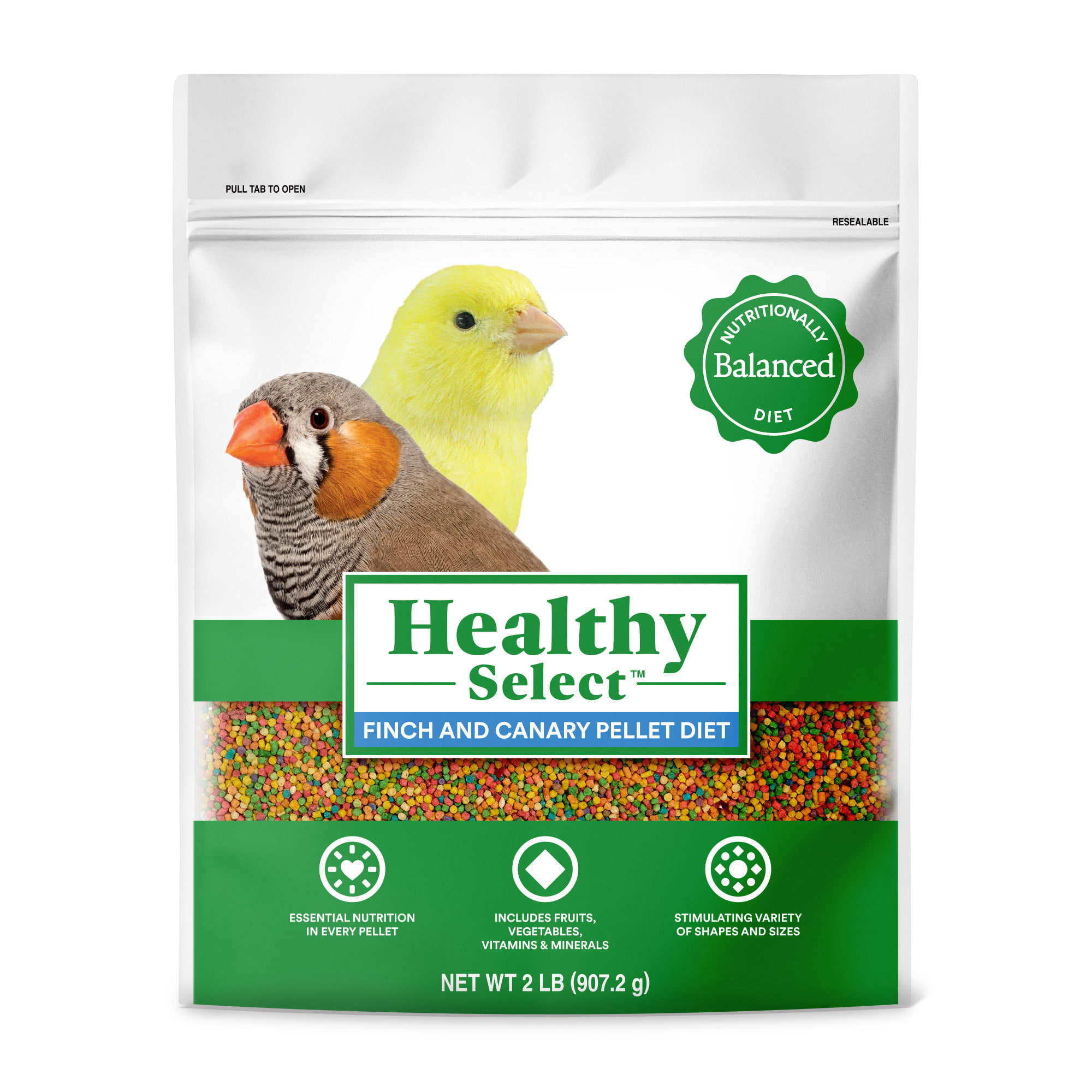 Healthy Select Finch and Canary Pellet Diet, 2 lbs. | Petco