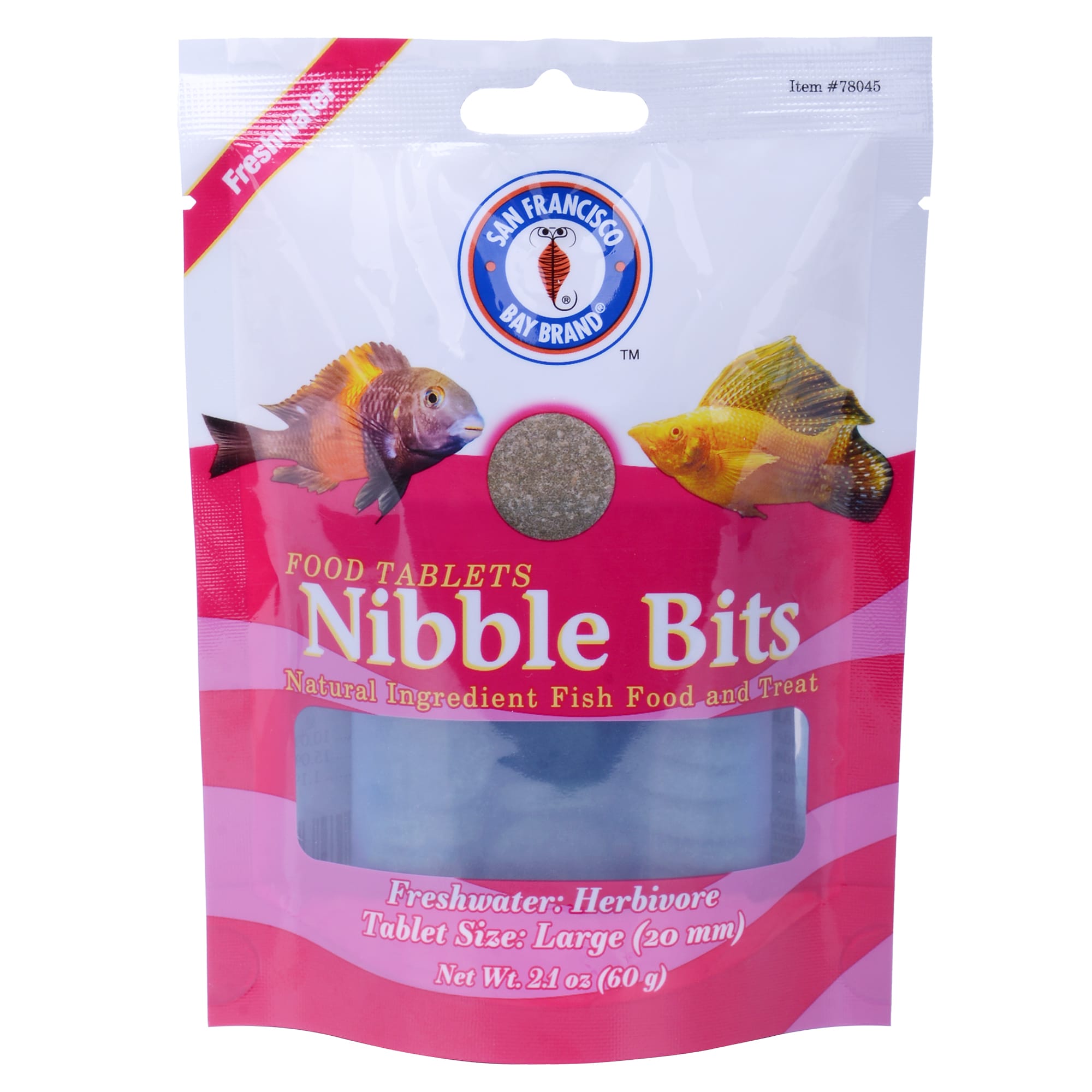 San Francisco Bay Brand Freshwater Herbivore Nibble Bits, 2.1 oz. | Petco