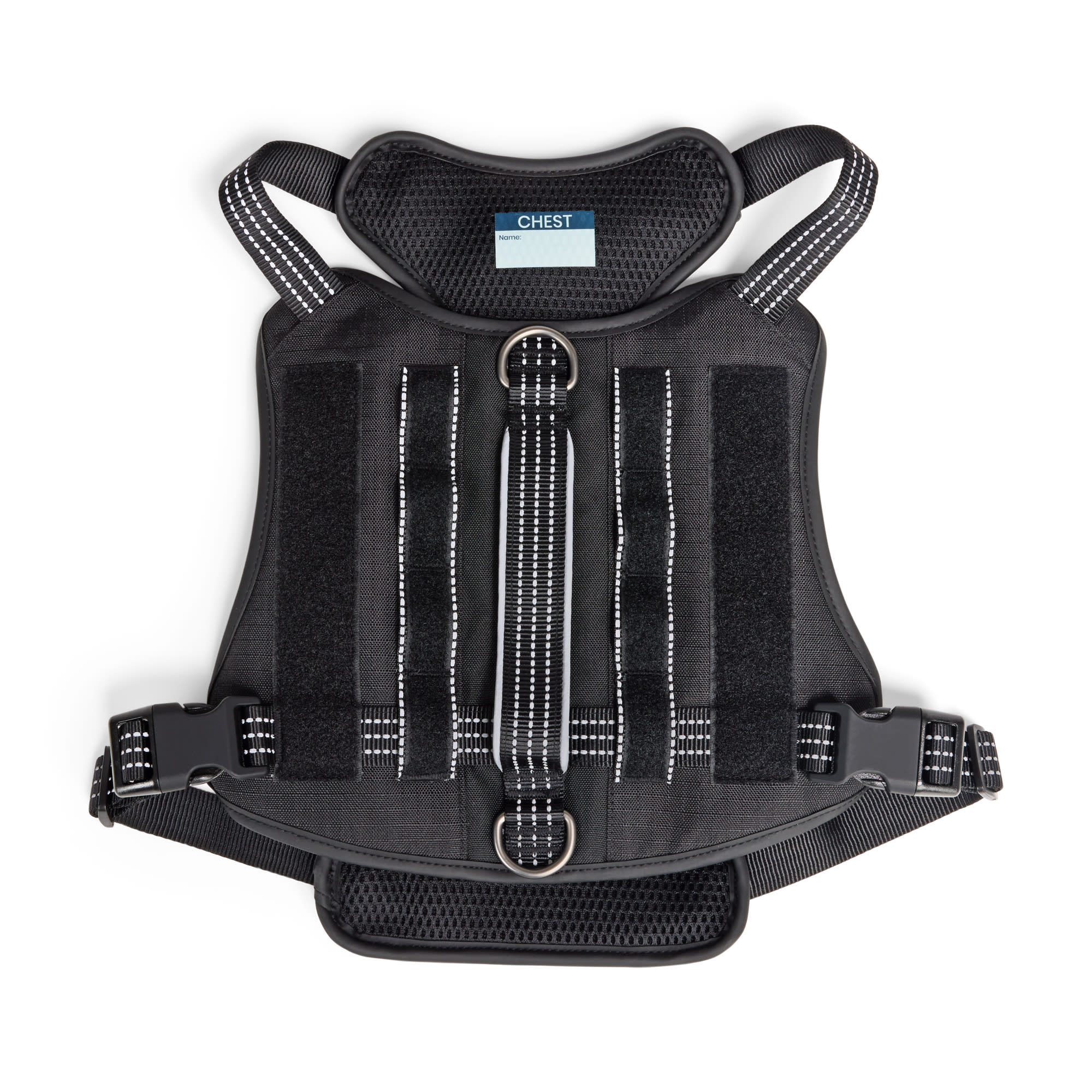 YOULY Tactical Service Dog Harness, Black, XX-Large/3X-Large | Petco