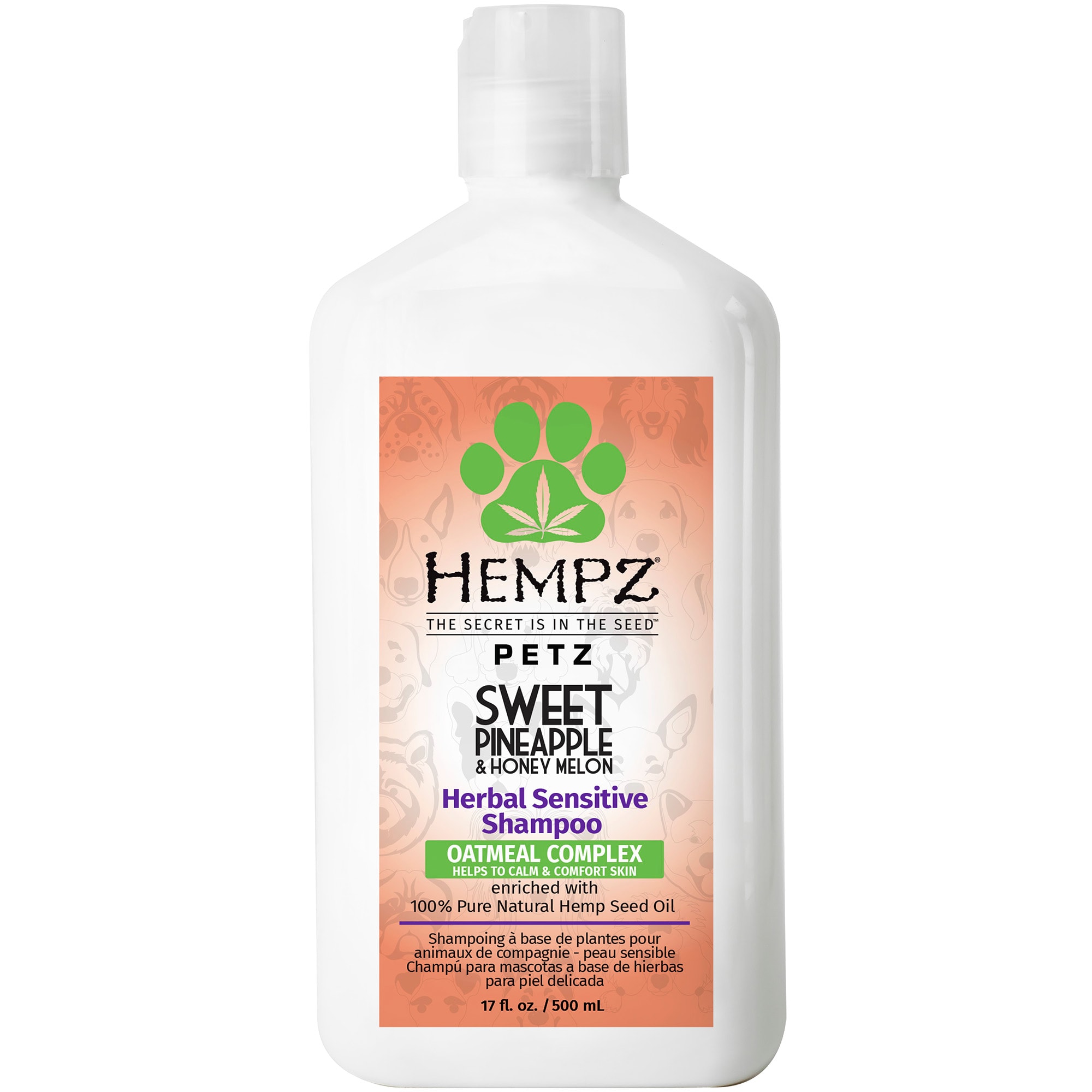 HEMPZ Petz Sweet Pineapple & Honey Melon Herbal Sensitive Shampoo for ...