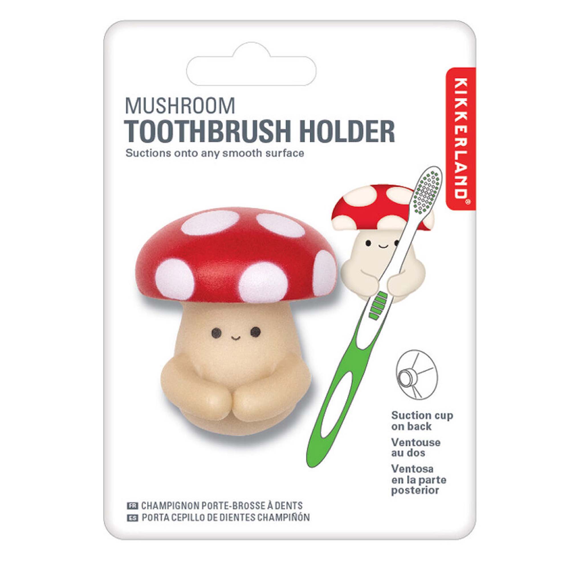 Kikkerland Design Mushroom Toothbrush Holder | Petco