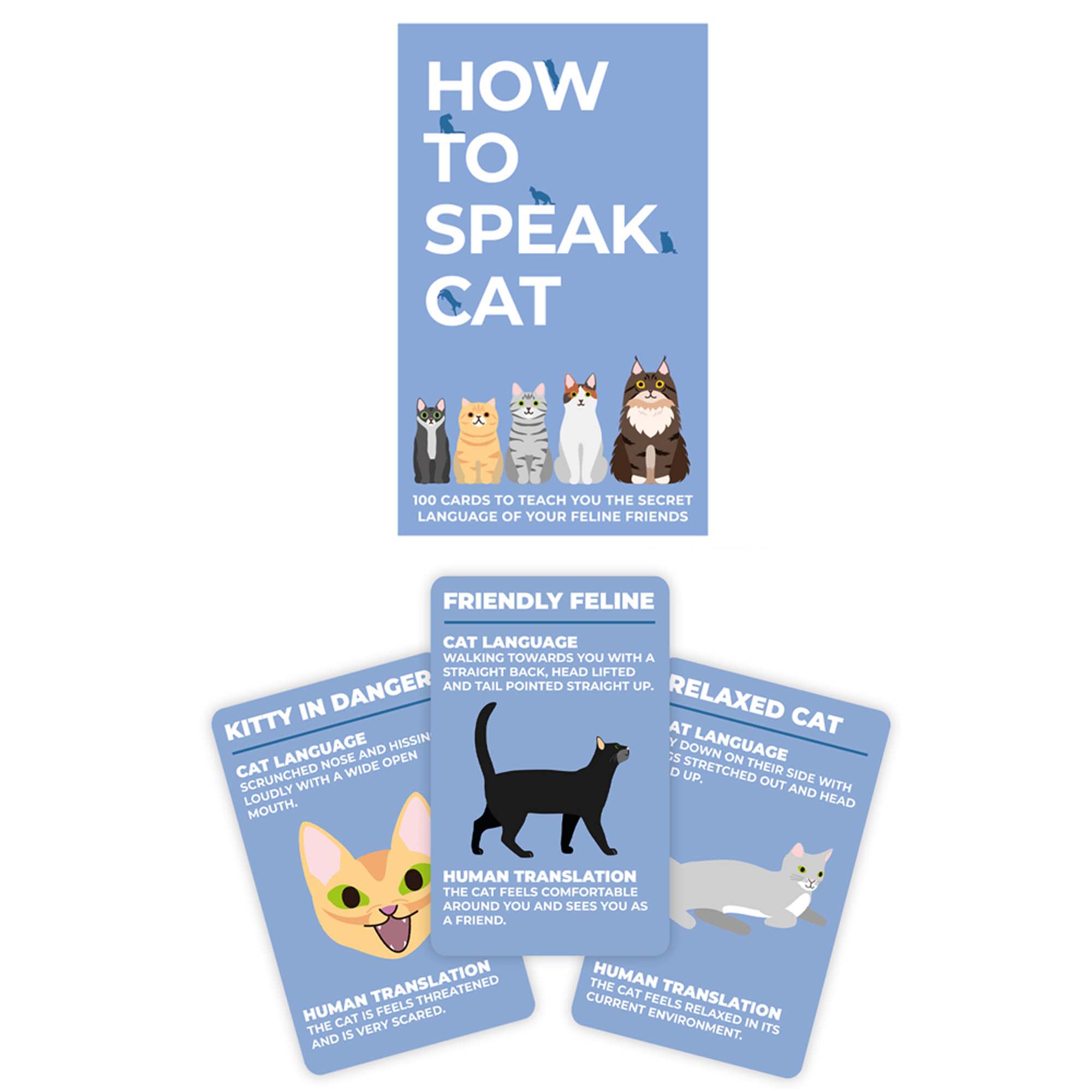 Gift Republic How To Speak Cat Card Deck | Petco
