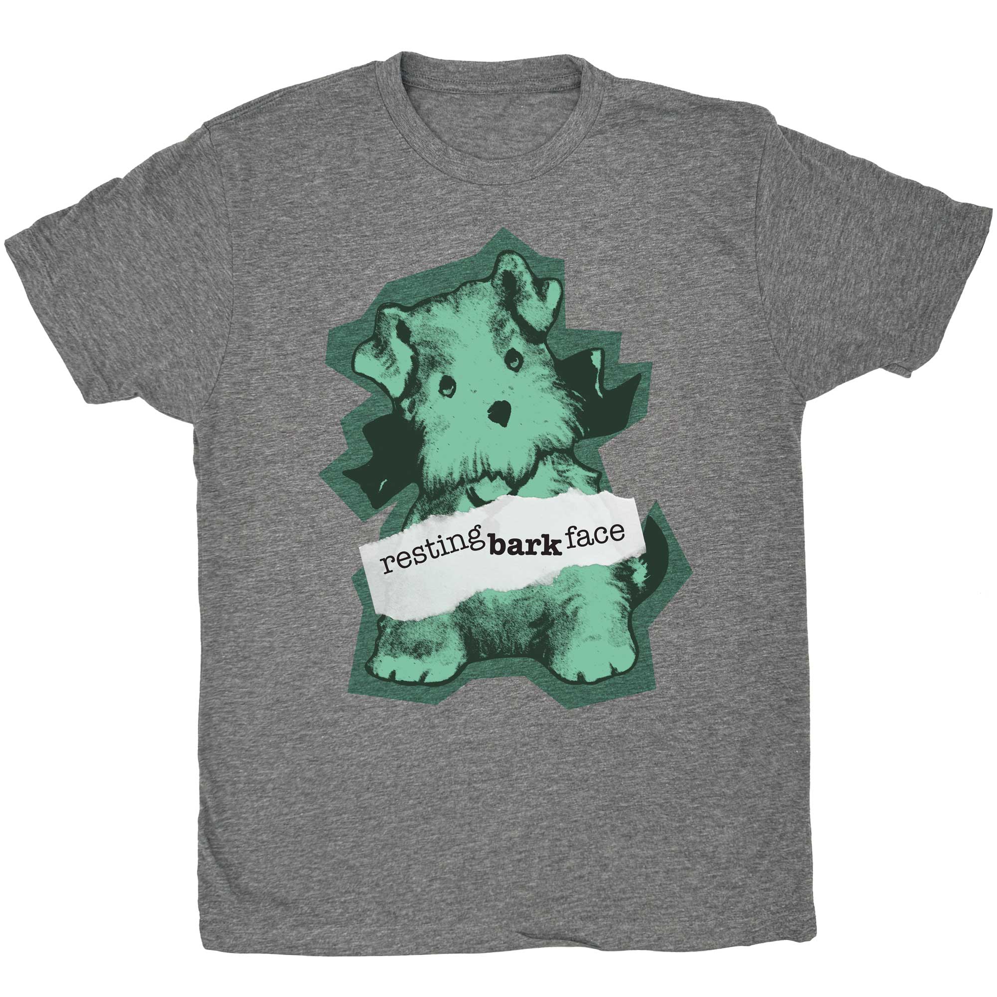 Zanden Resting Bark Face Adult Unisex T-Shirt, X-Small | Petco