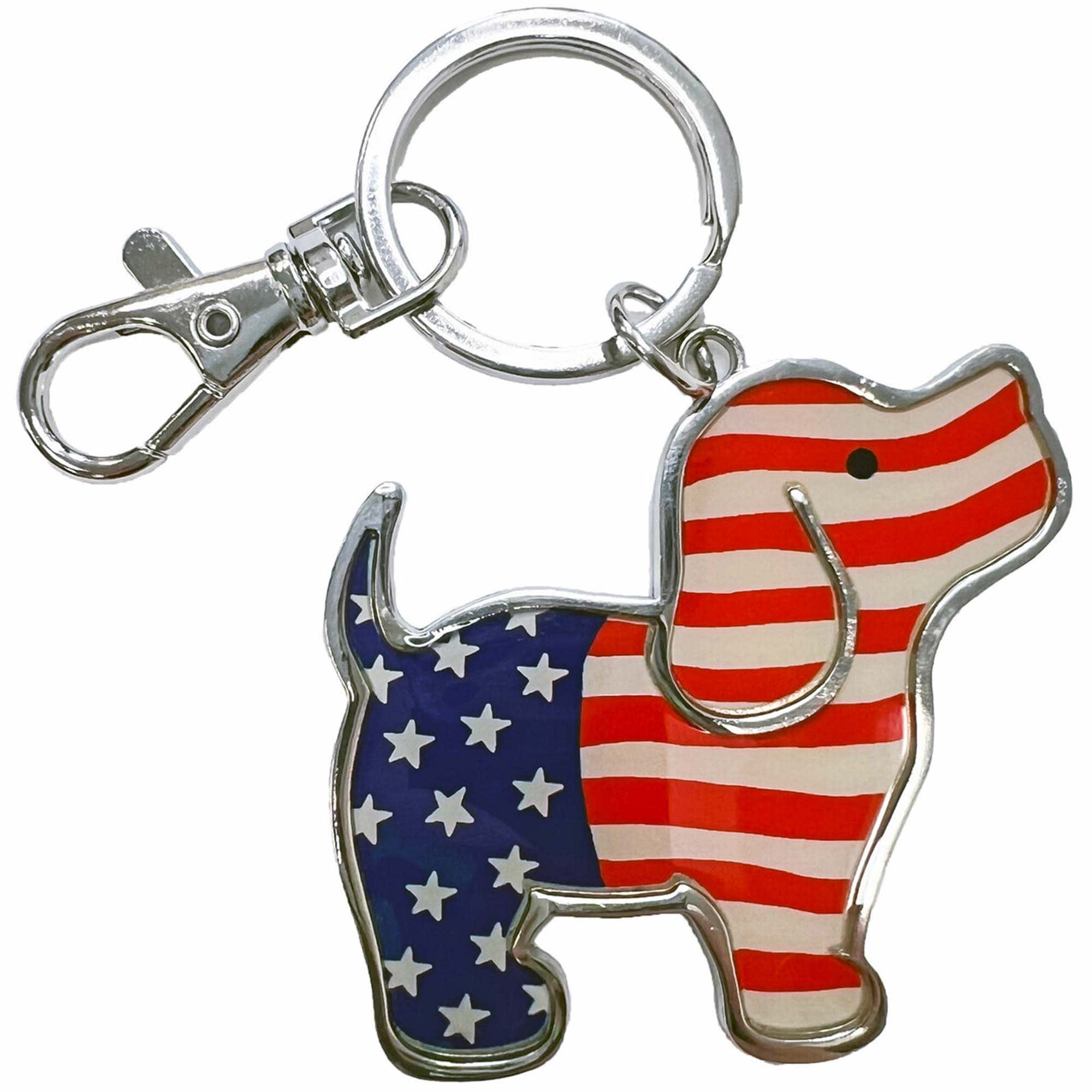 Puppie Love USA Pup Metal Key Ring | Petco