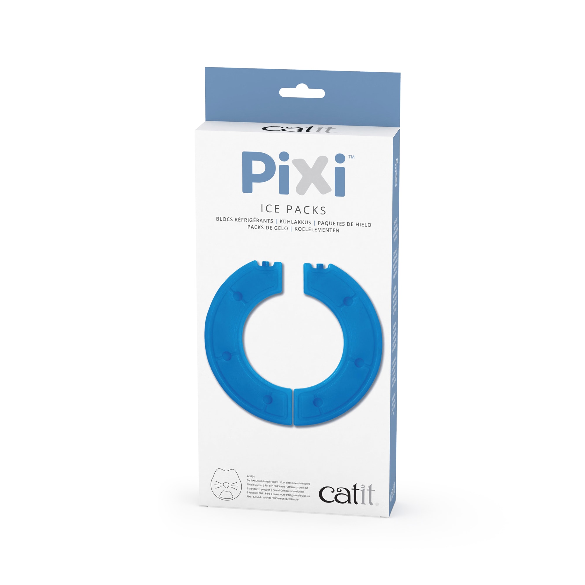 Catit Pixi Feeder Ice for Cat, Pack of 2, 11.2" L X 0.6"W X 5.7" H | Petco