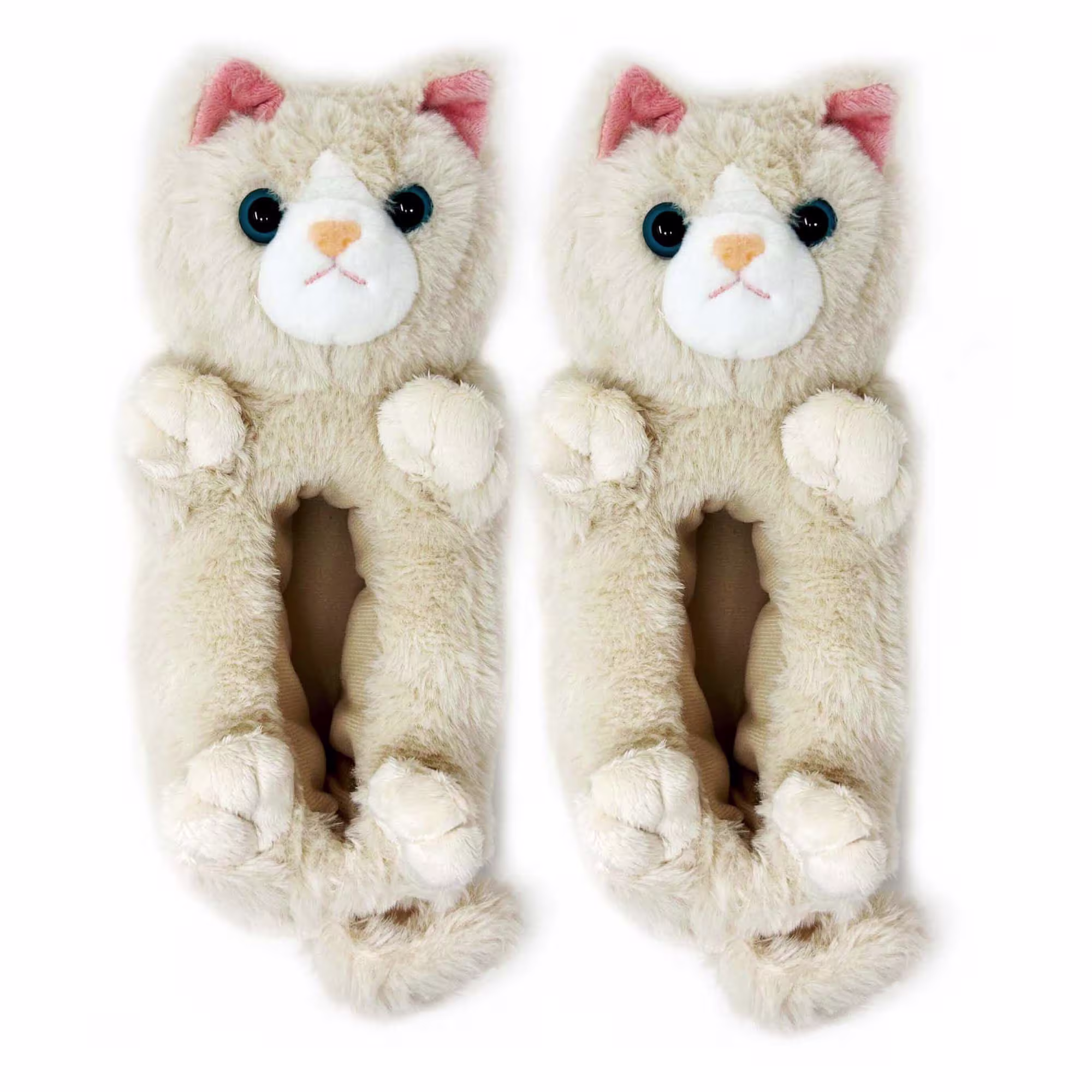 Oooh yeah! Women's Fuzzy Molly the Kitty Non-Skid Slippers, Small | Petco