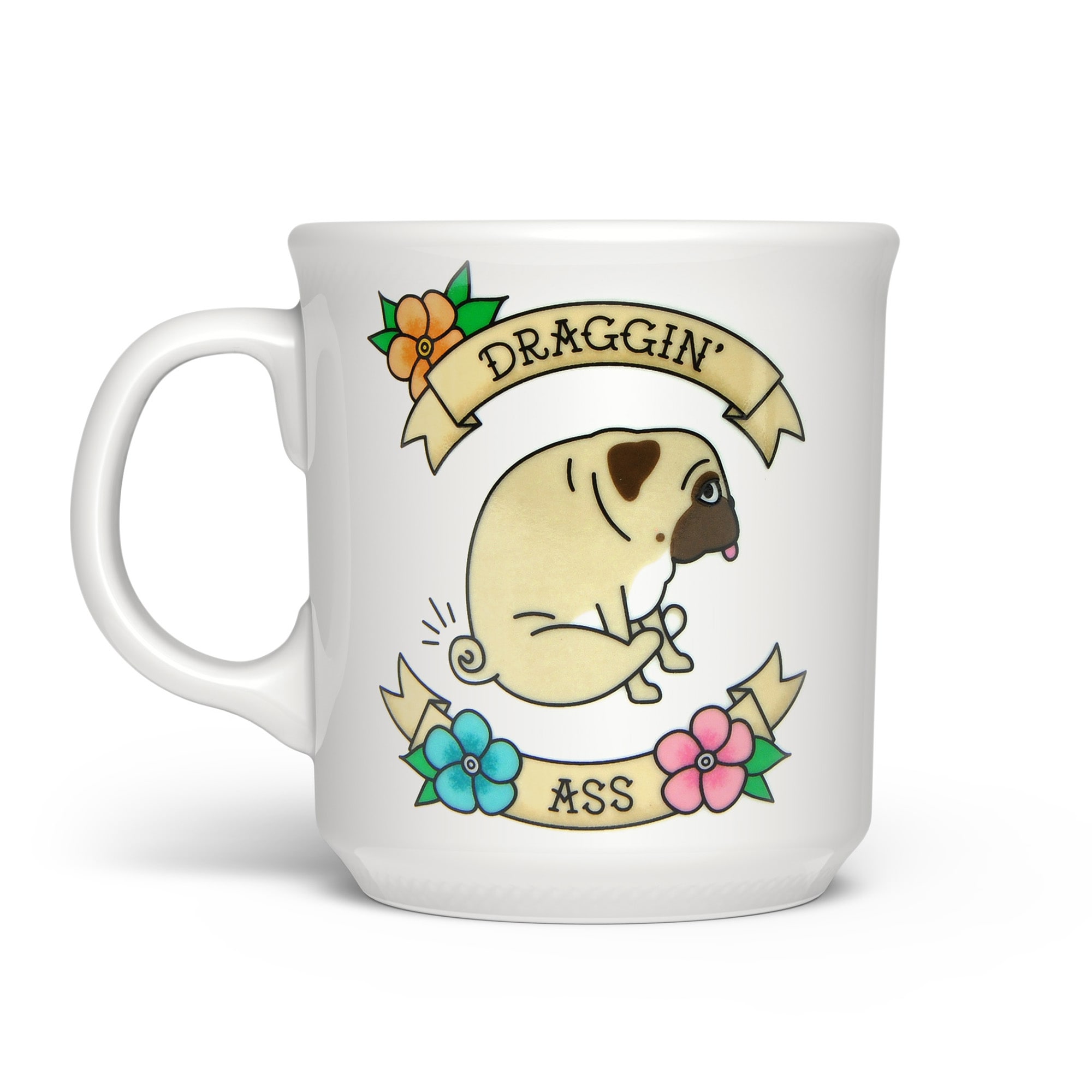 Fred Draggin' Ceramic Mug, 16 oz | Petco