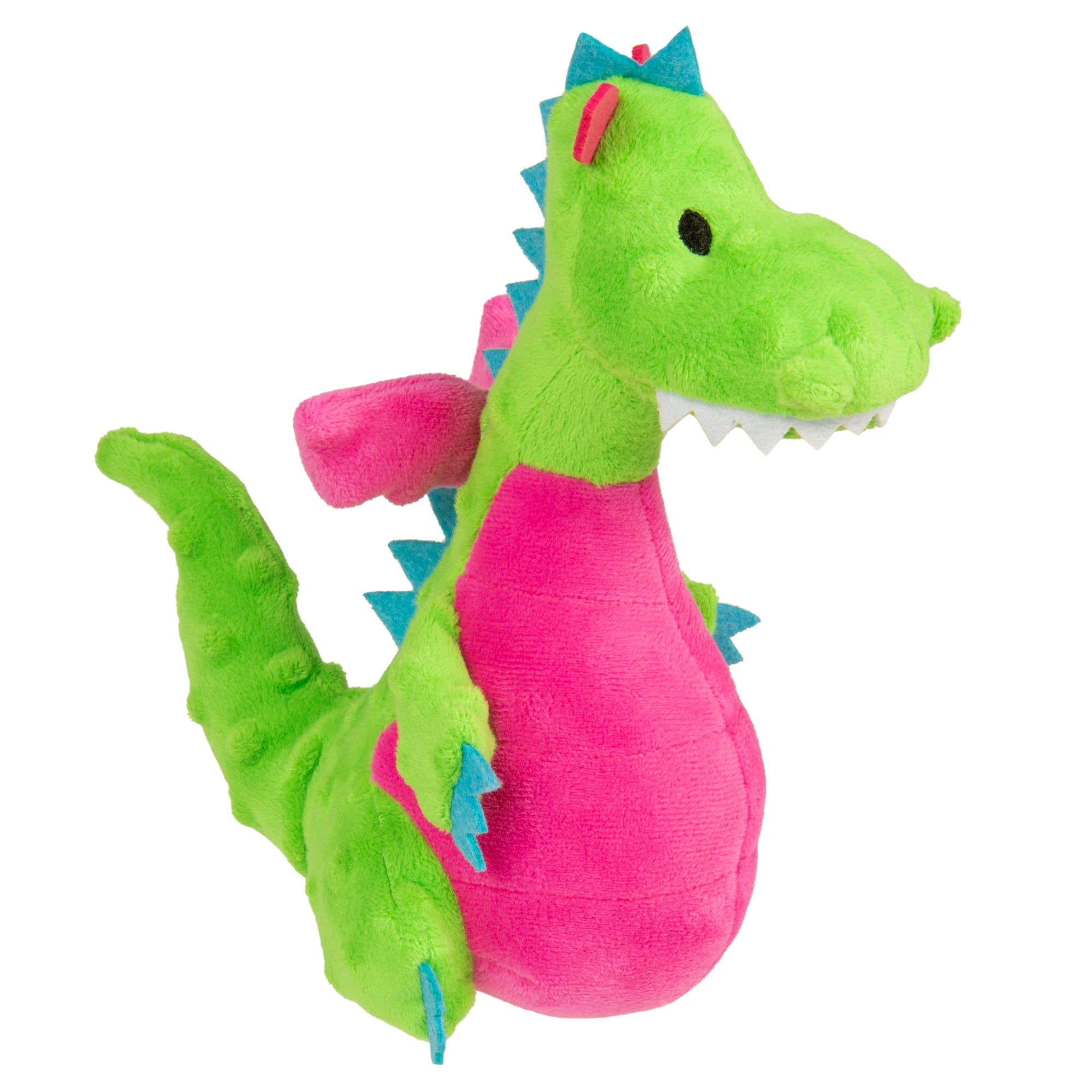goDog Green Chew Guard Technology Pudge Pot Belly Dragon Squeaky Plush ...
