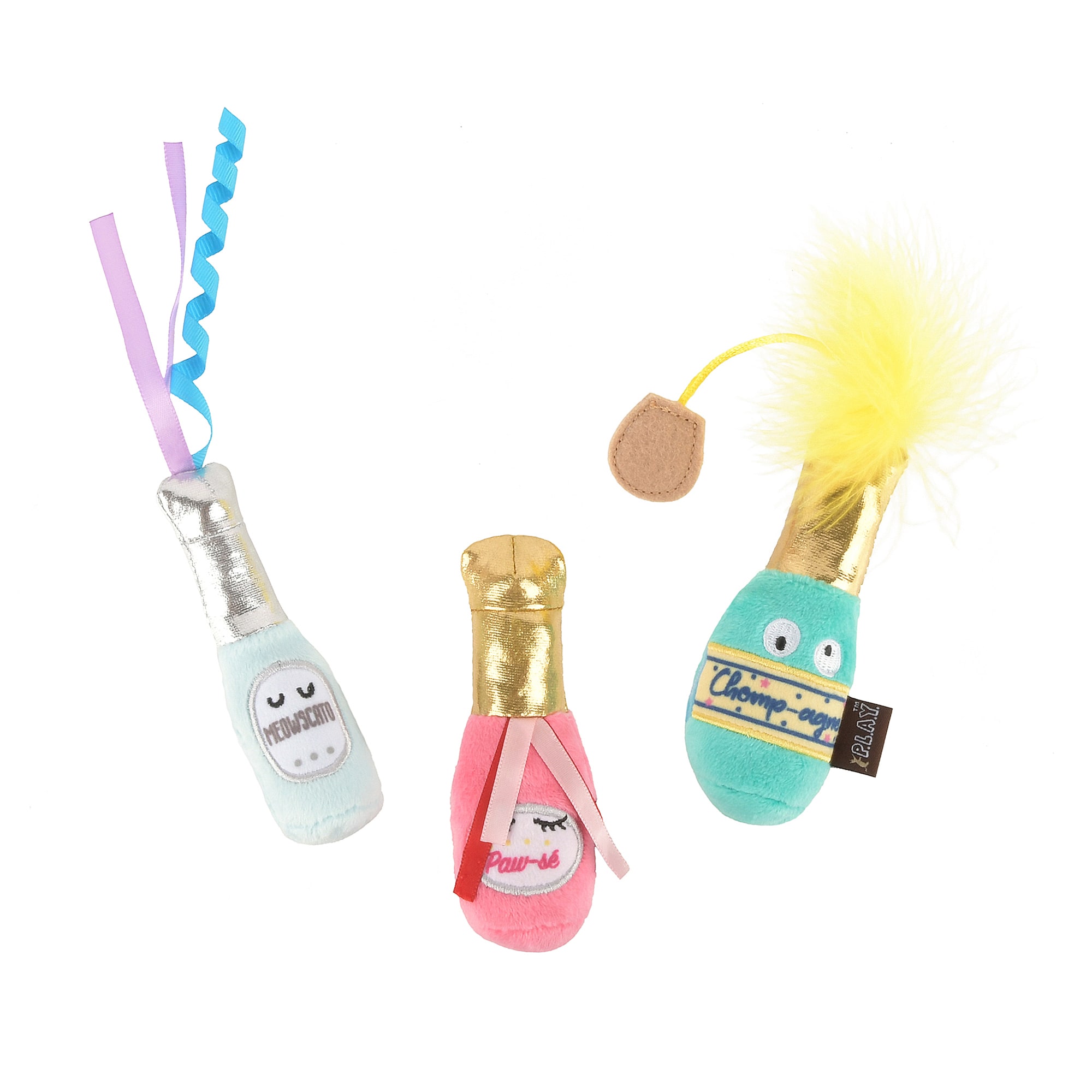 P.L.A.Y PET LIFESTYLE Feline Frenzy Pop, Fizz, Meow! Cat Toy, Small ...