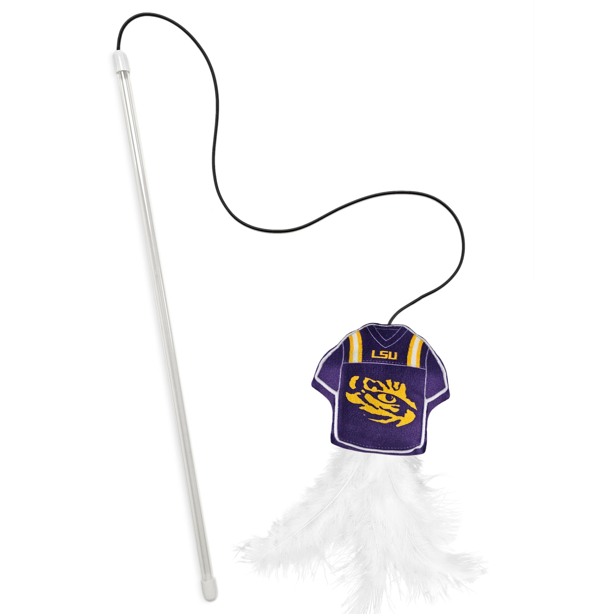 Pets First NCAA LSU Tigers Cat Wand, Small | Petco