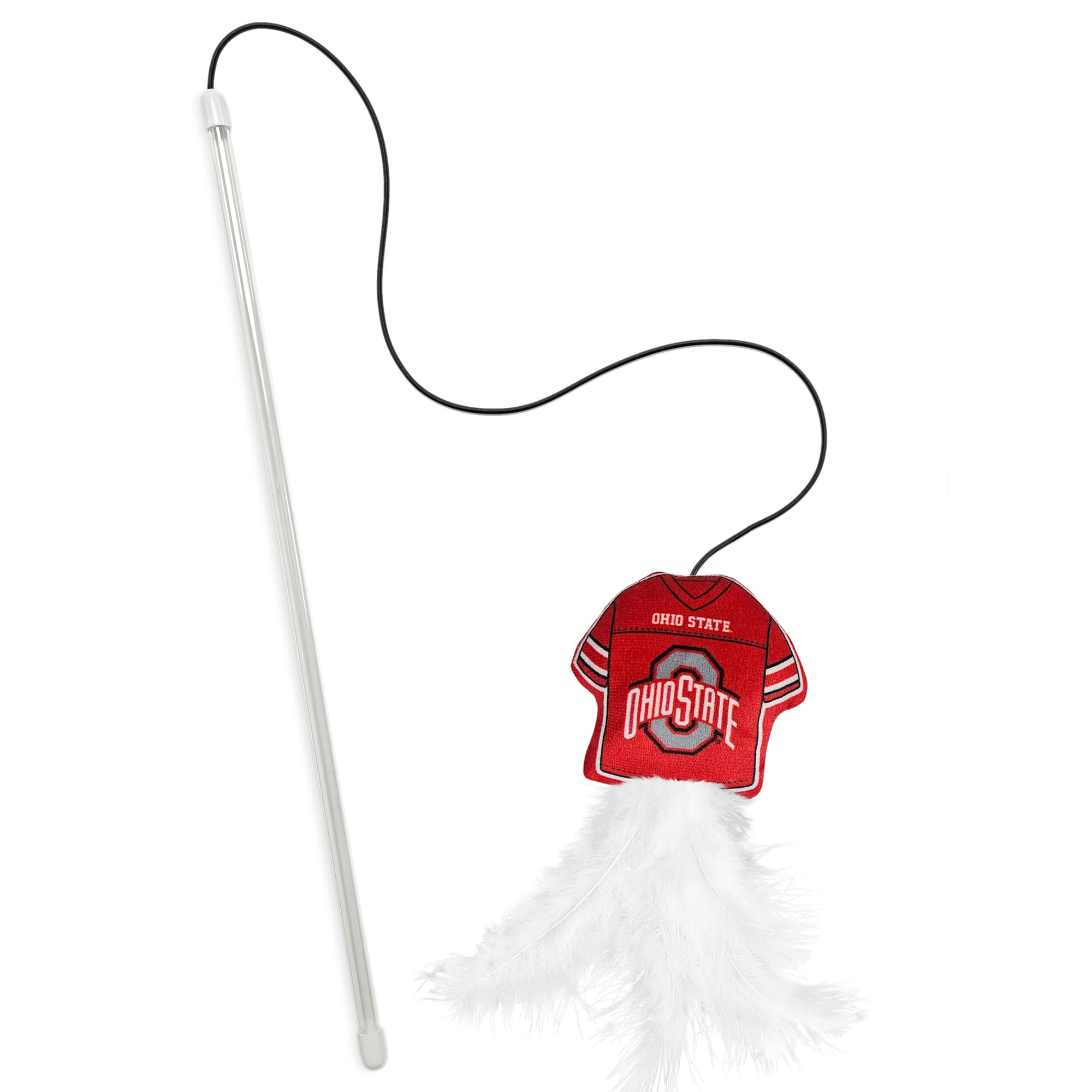 Pets First NCAA Ohio State Buckeyes Cat Wand, Small | Petco