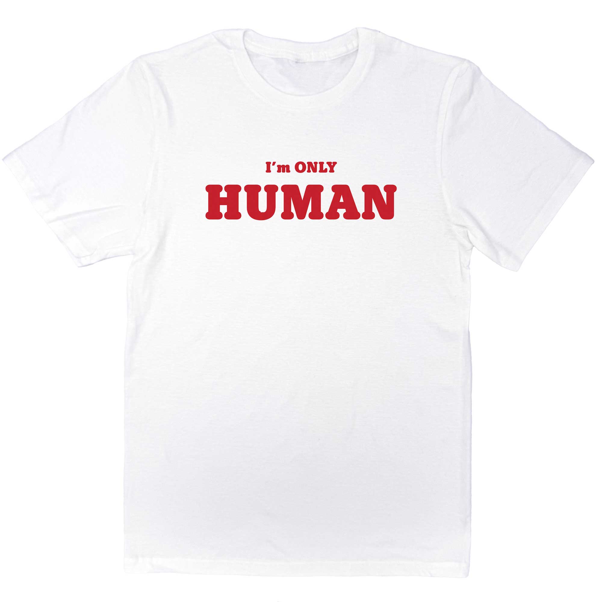 Zanden I'm Only Human Adult Unisex T-Shirt, Small | Petco