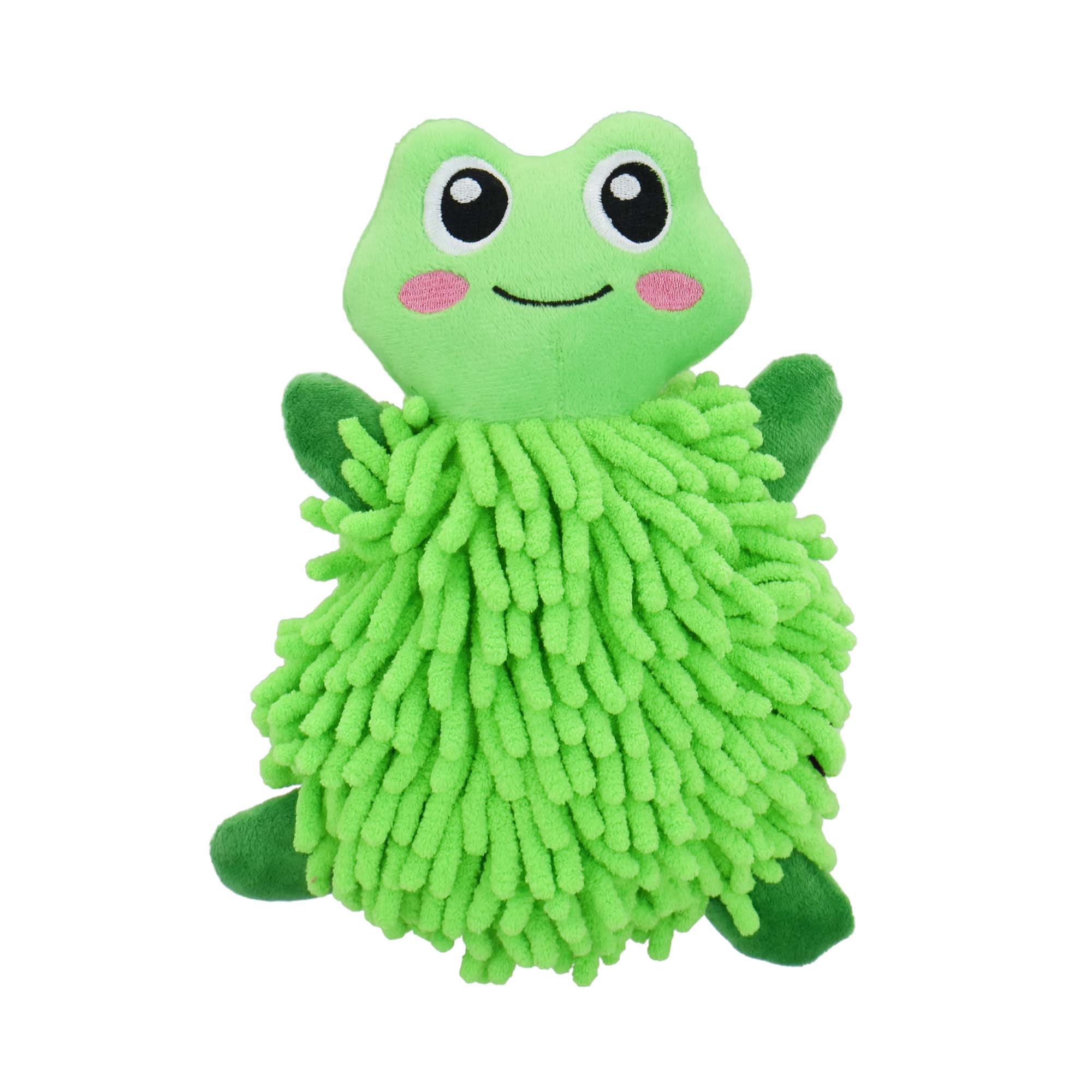 Multipet International Floppy Moppy Frog Dog Toy, Medium | Petco