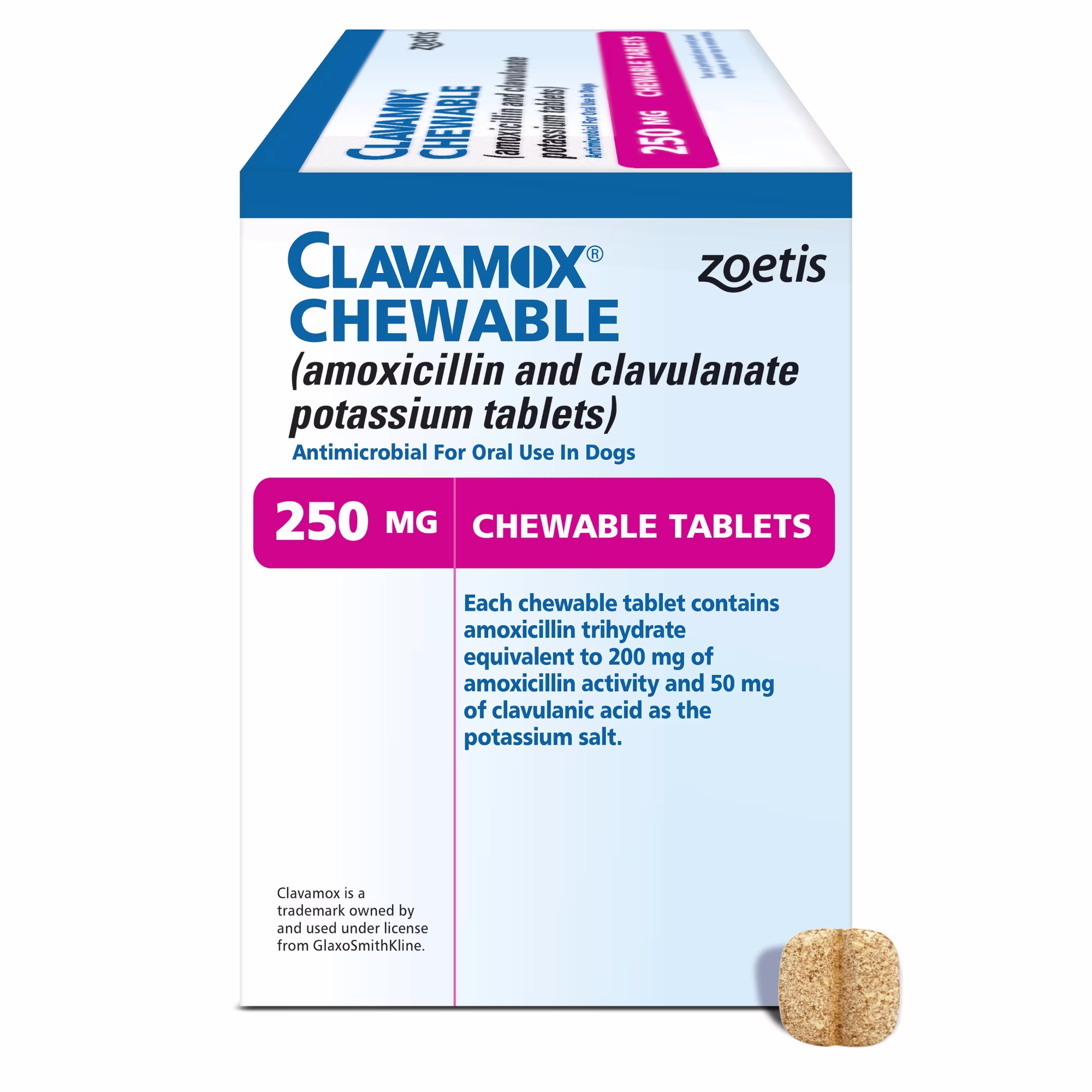 Clavamox Chew 250 mg, 28 Count | Petco