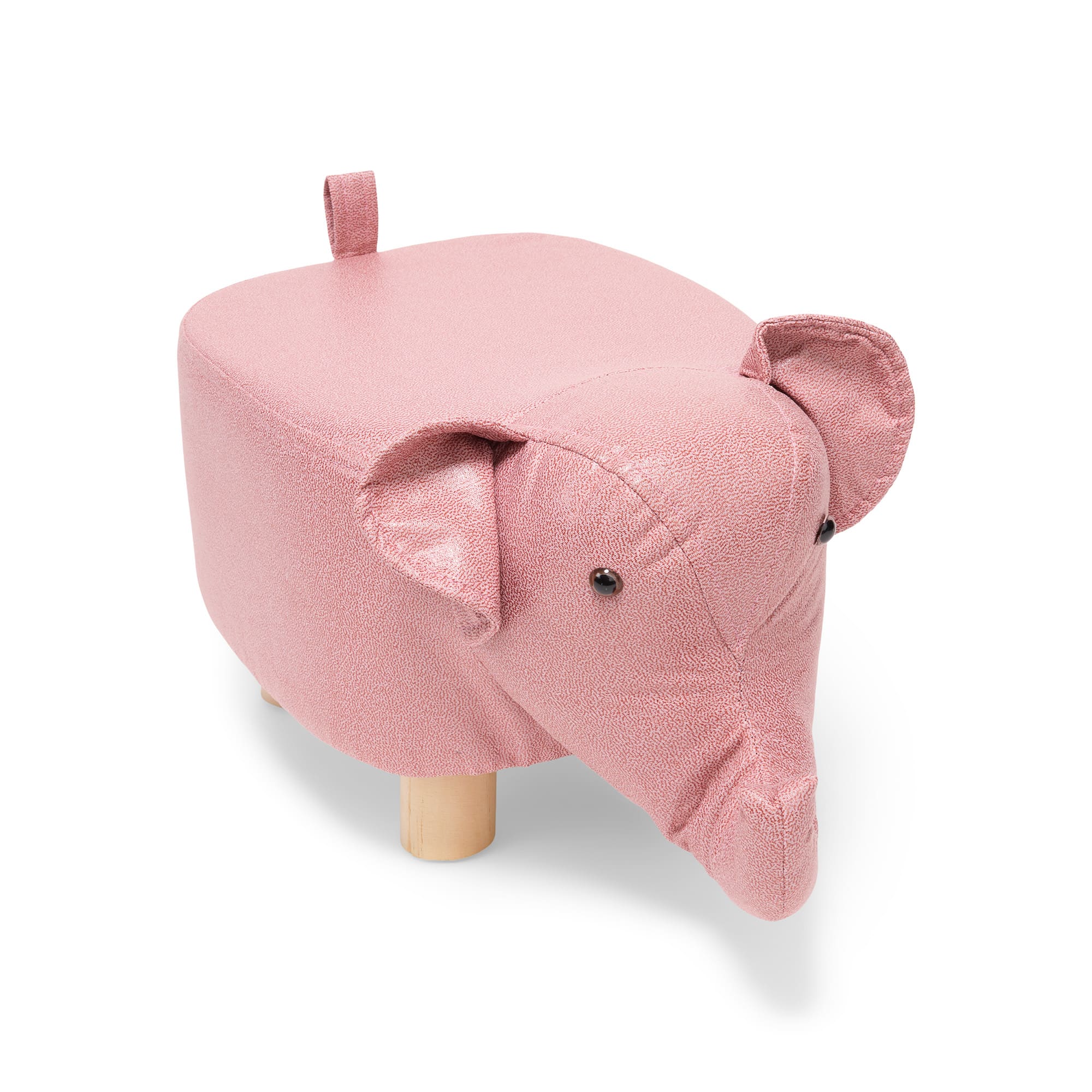 Petco Elephant Figural Wooden Base Foot Stool | Petco
