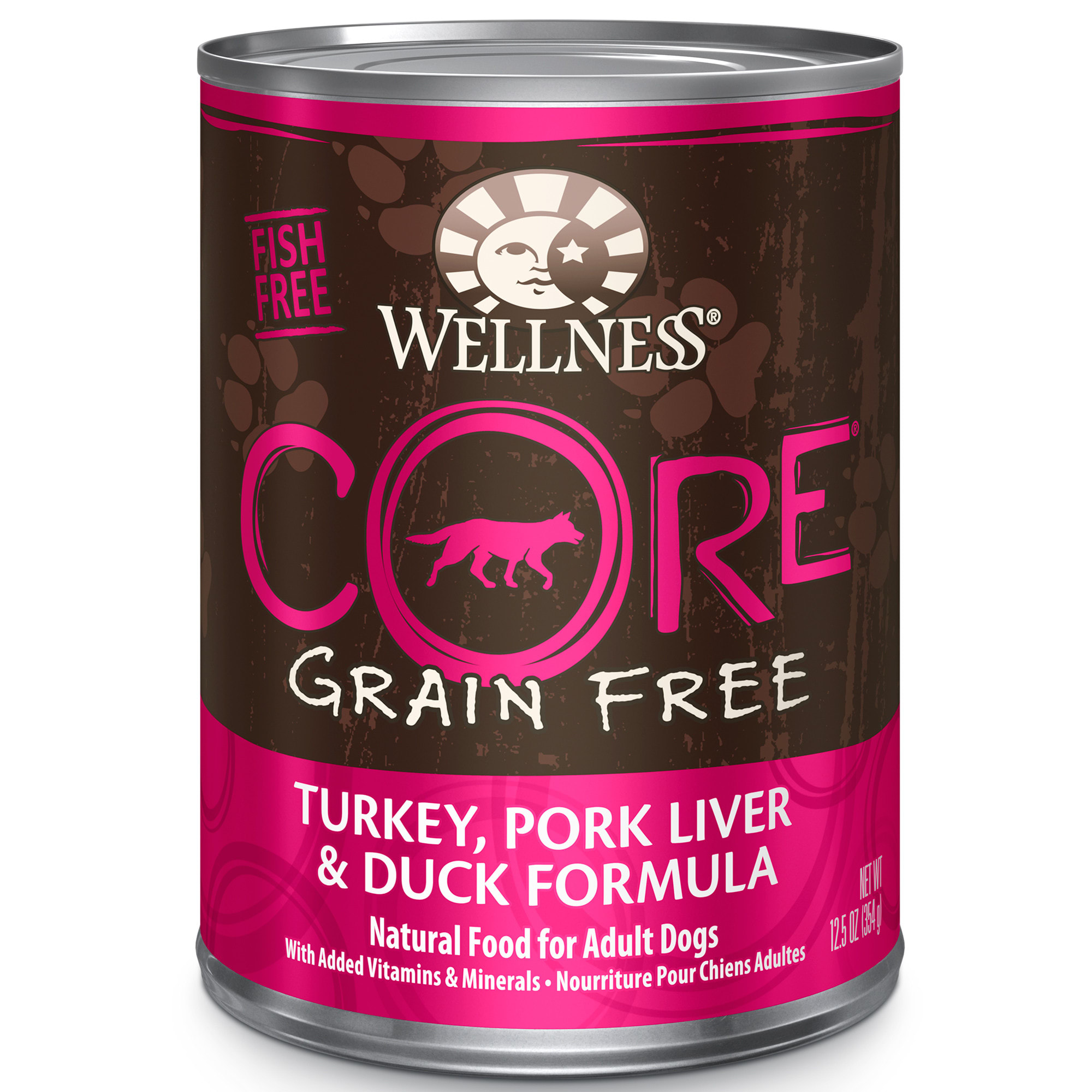Wellness CORE Natural Grain Free Turkey, Pork Liver & Duck Recipe Wet ...