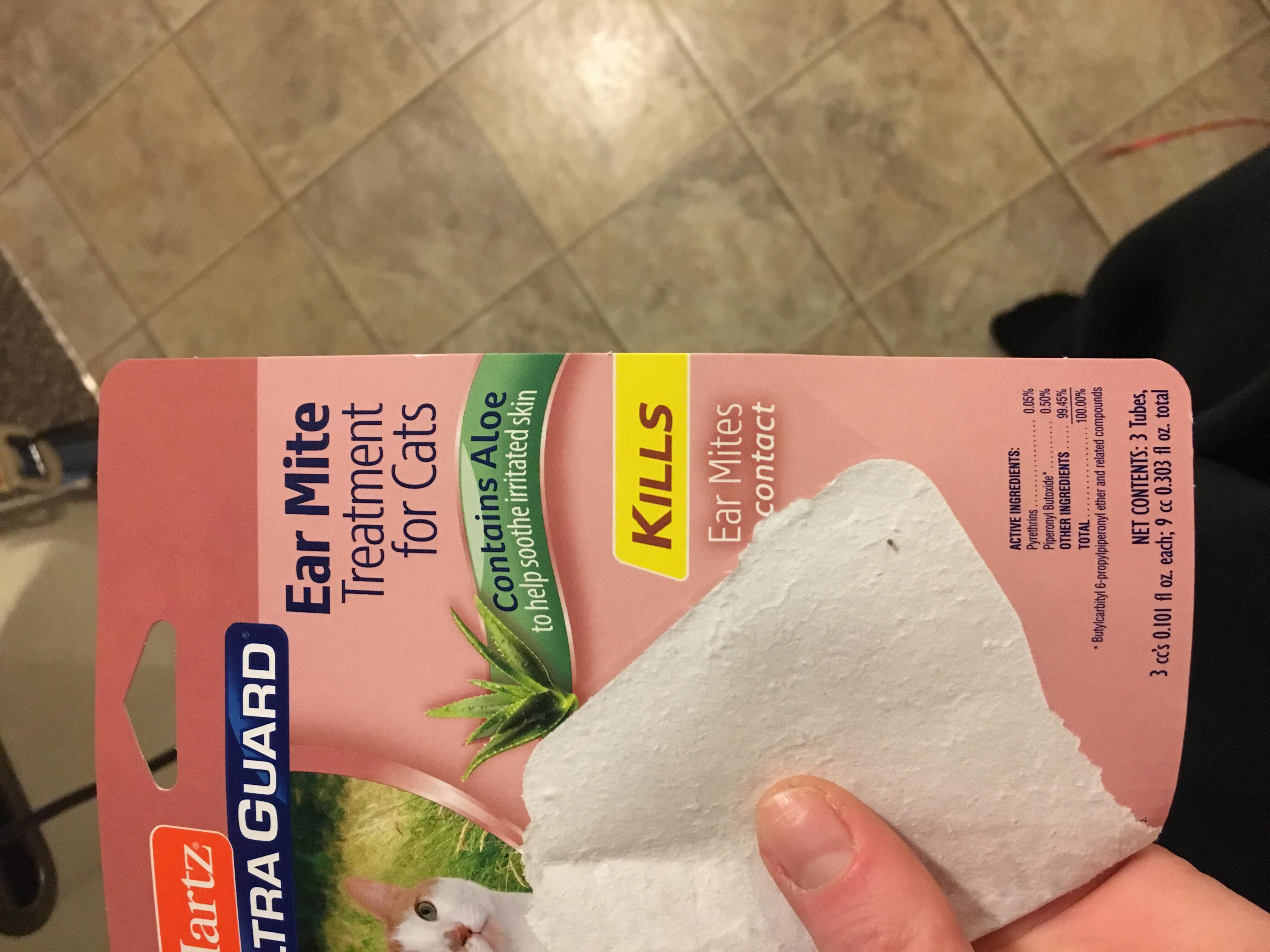 Is it safe/helpful to use “Kitty Earwipes” with aloe, to help soothe ...